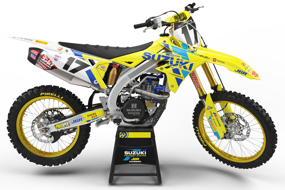 Suzuki Bike Graphics Kit - JGR SX 2020 – Armored Graphics