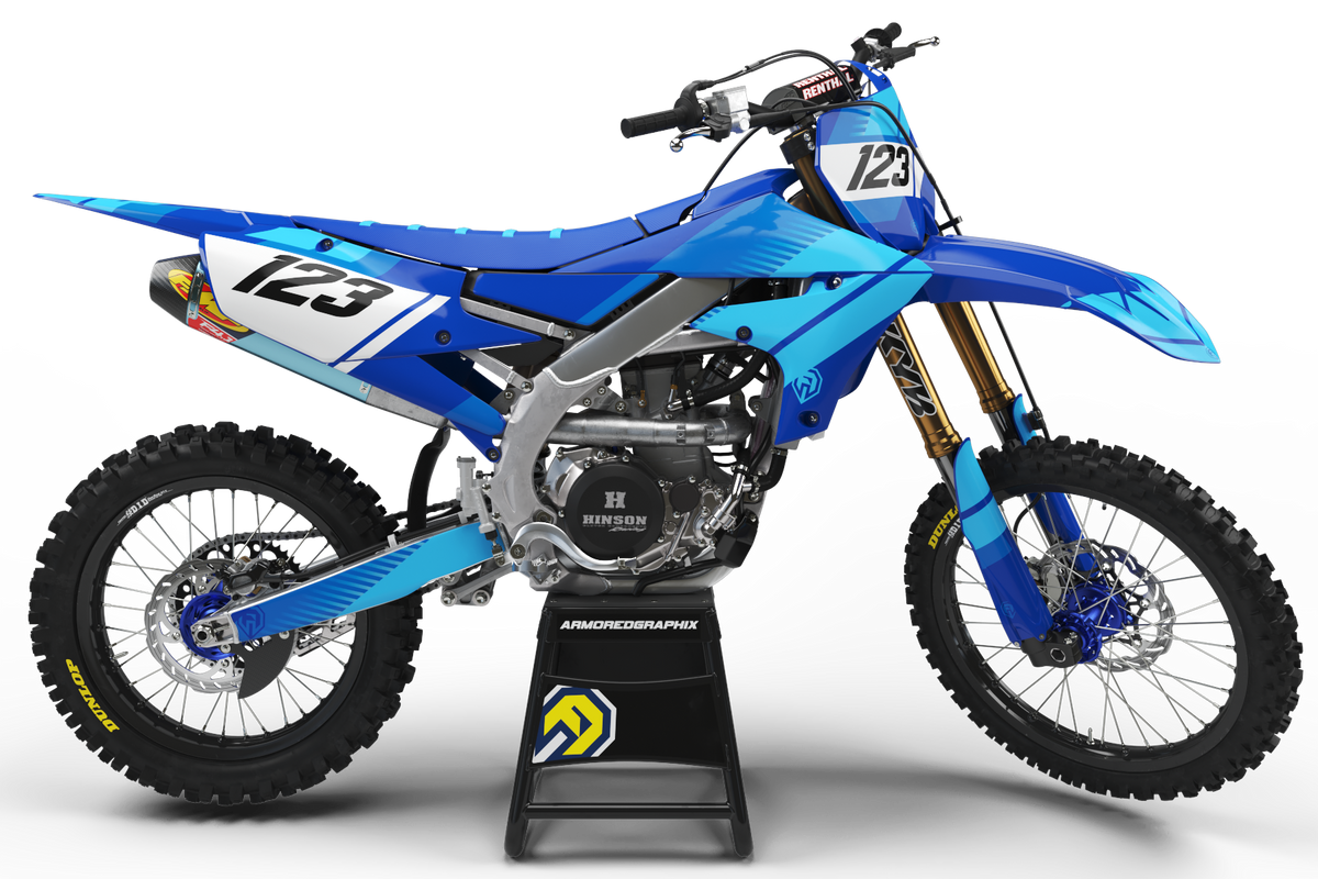 Yamaha Bike Graphics Kit - Block Pass – Armored Graphics